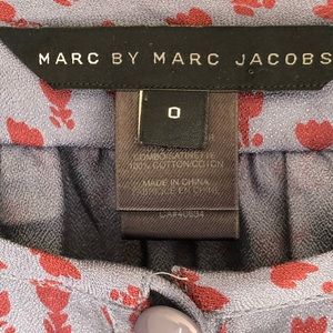 Marc By Marc Jacobs | Tops | Mark By Marc Jacobs Floral Silk Blouse Top ...